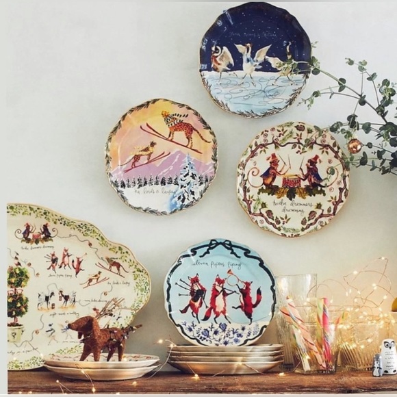 Anthropologie | Kitchen | Nib Anthropologie Inslee Farris Menagerie ...